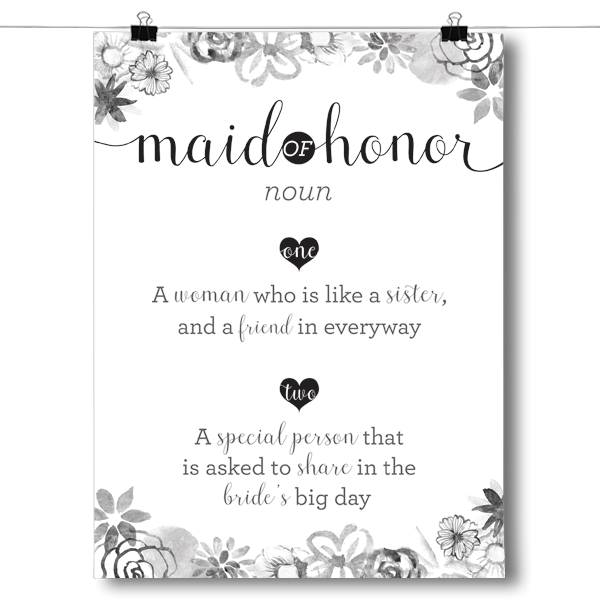 Definition Of Maid Of Honor InspiredPosters definition-of-maid-of-honor-inspiredposters