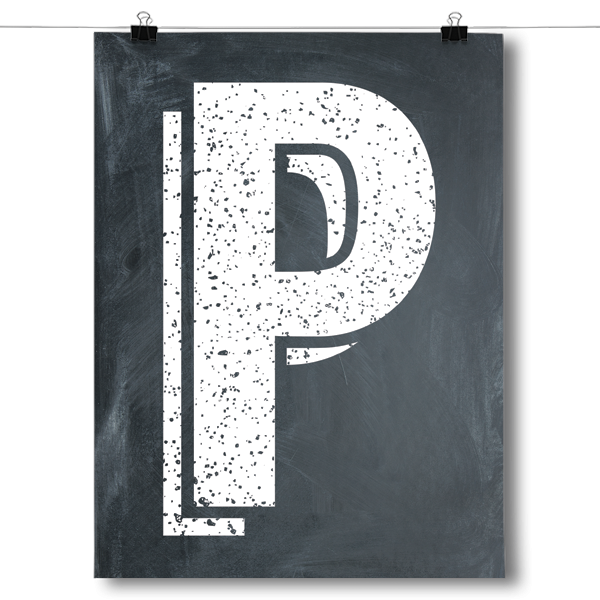 Alphabet Letters - P – InspiredPosters