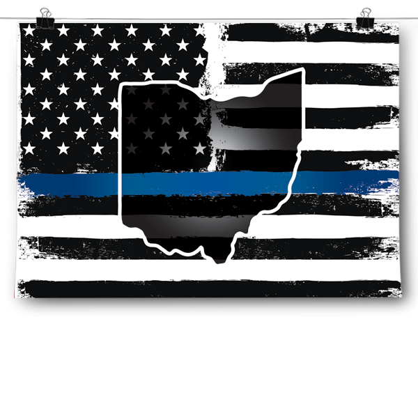 Thin Blue Line - Ohio – InspiredPosters