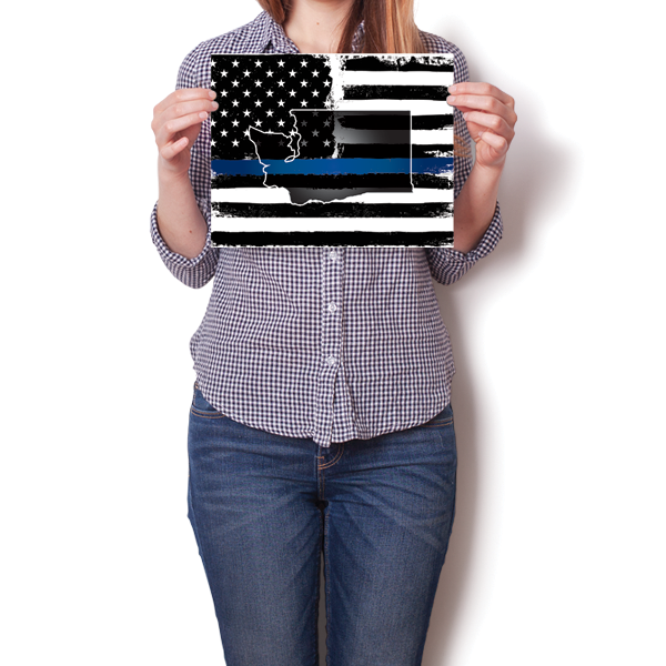 Thin Blue Line - Washington – InspiredPosters