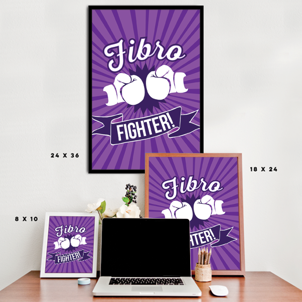 Fibro Fighter Fibromyalgia Awareness – InspiredPosters