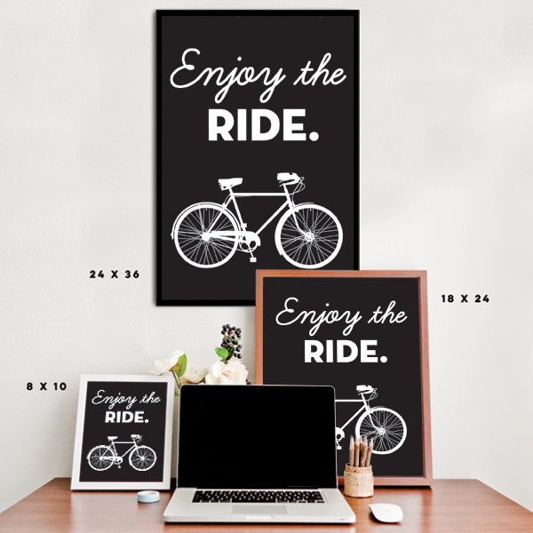 Enjoy the Ride - Bicycle – InspiredPosters
