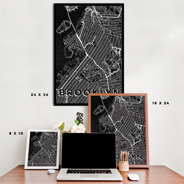 Brooklyn Map – InspiredPosters