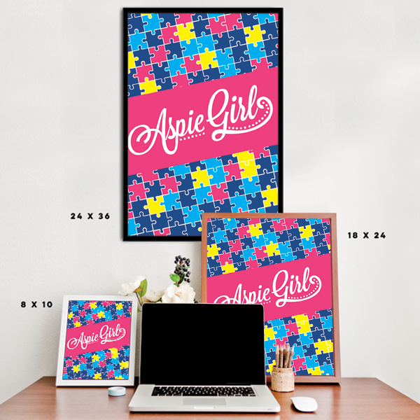 Aspie Girl - Asperger's Syndrome Awareness – InspiredPosters