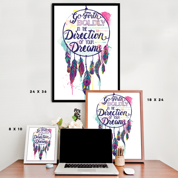 Go Forth Boldly – InspiredPosters